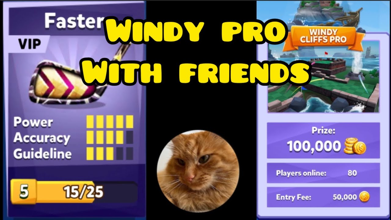 Playing windy pro with some friends | golf battle - YouTube