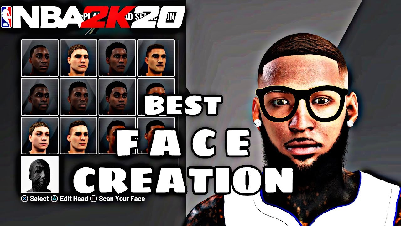 *NEW* COMP. FACE CREATION ON NBA 2K20! ~ BEST FACE CREATION ON 2K20 ...
