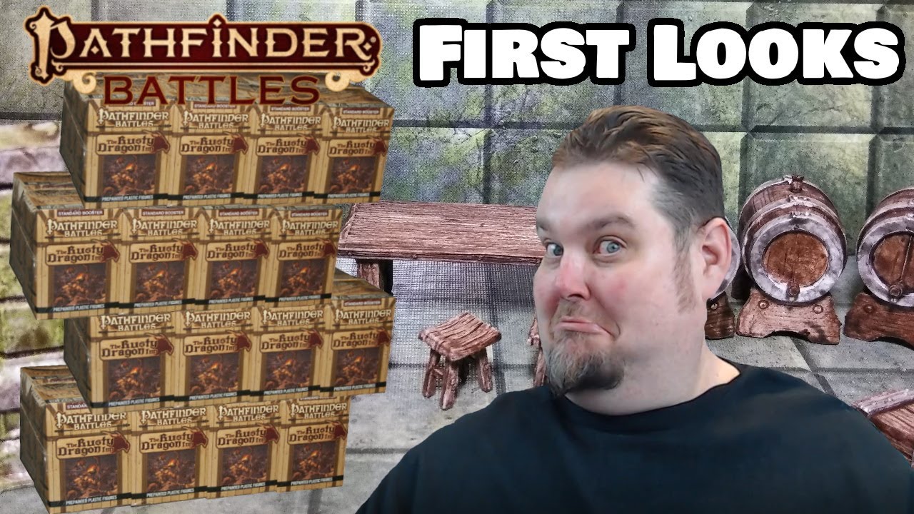 Pathfinder Battles Miniatures First Look --- The Rusty Dragon Inn Full ...