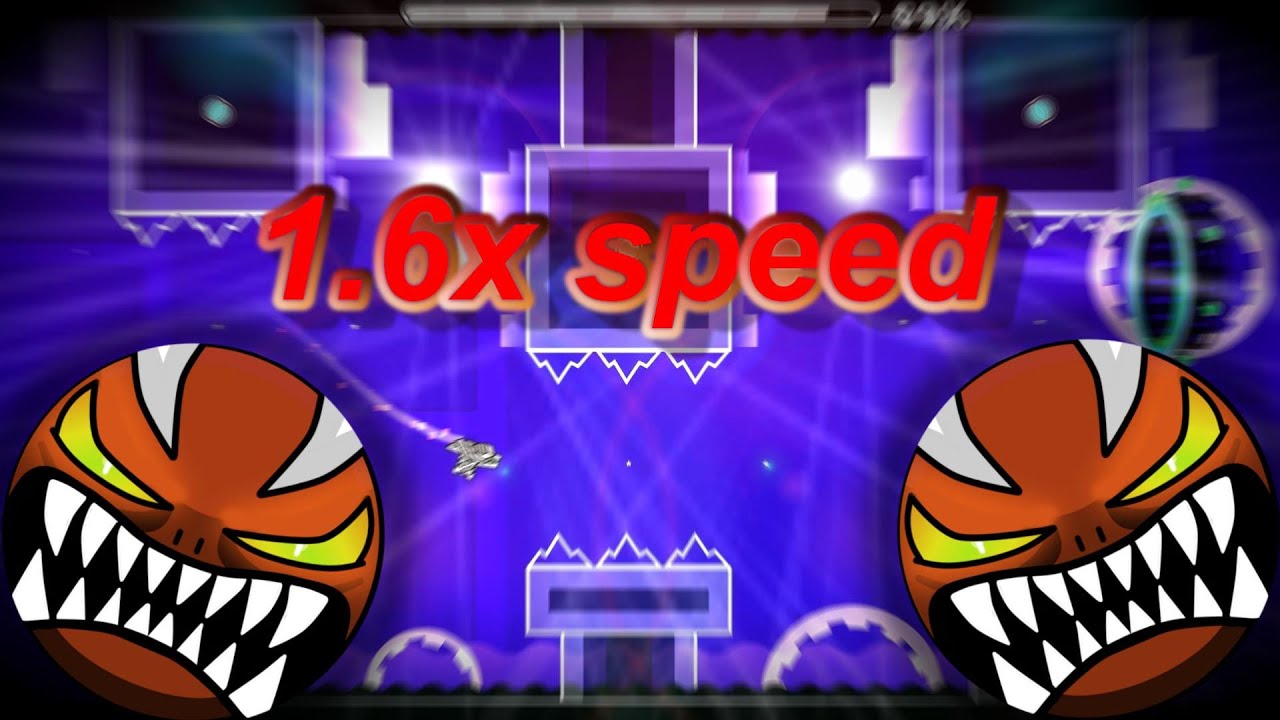 Geometry Dash Clubstep 1.6x speed 100% - YouTube