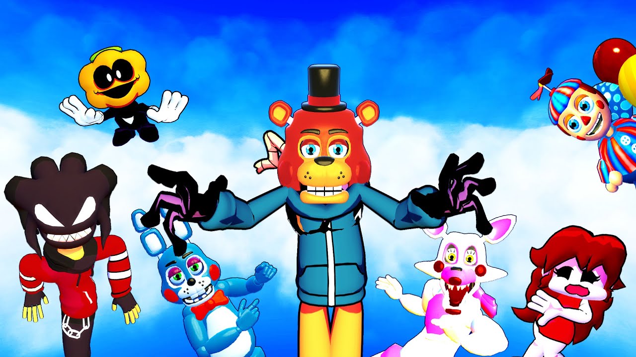 FNF VS FNAF Characters Ragdoll in Garry's mod ep.3 (Friday Night Funkin ...