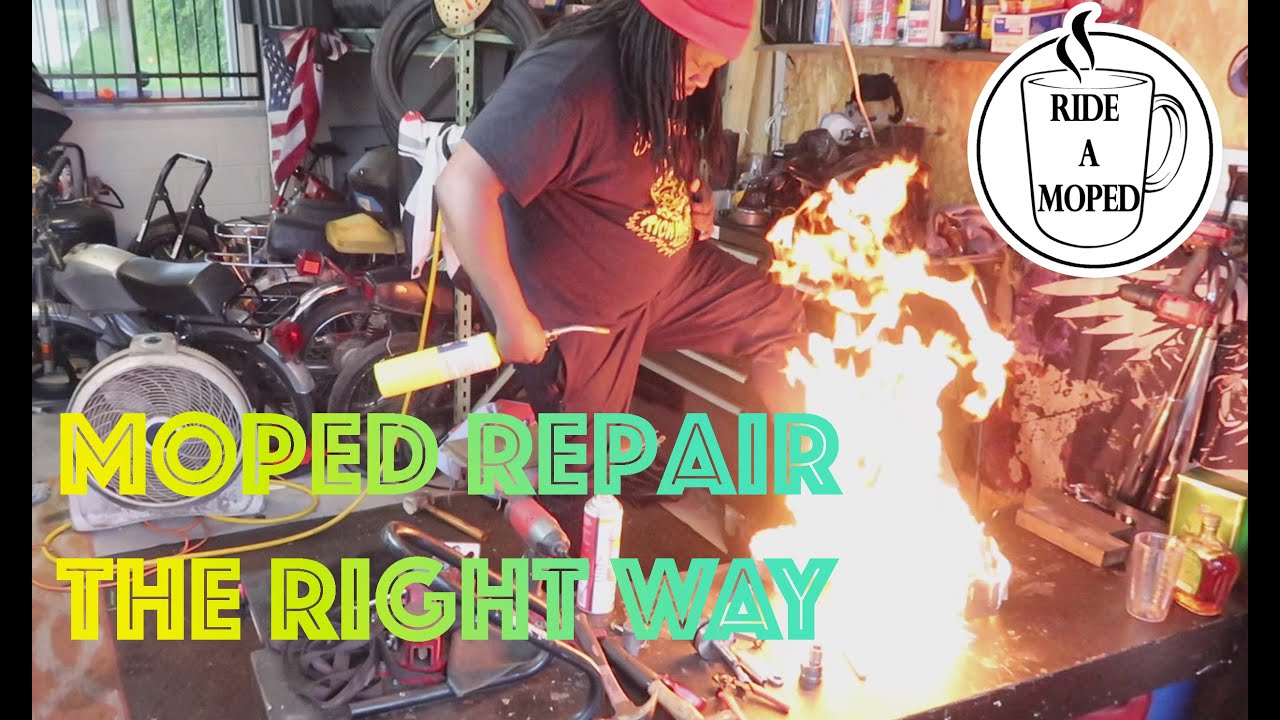 Moped Repair The Right Way - YouTube