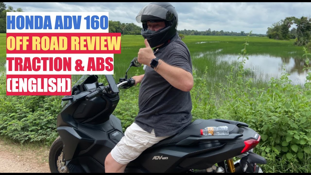 HONDA ADV 160 OFF ROAD REVIEW TRACTION & ABS (ENGLISH) - YouTube