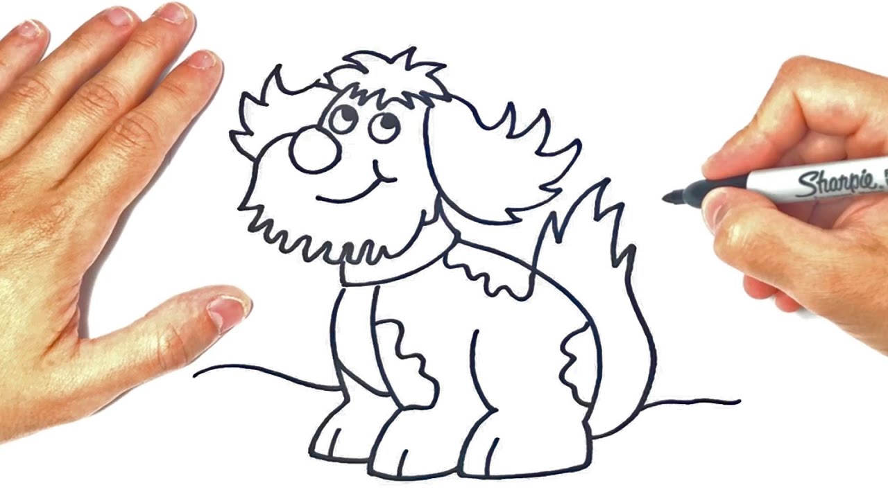 Cómo se dibuja un perro | Dibujando un Perro - YouTube