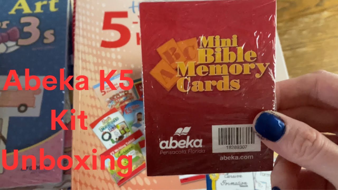 Abeka K5 unboxing - YouTube