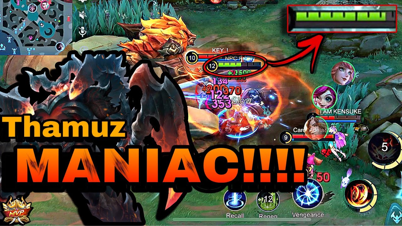 Thamuz EASY MANIAC Build!!!! Thamuz Top No.1 Global Build l Mobile ...