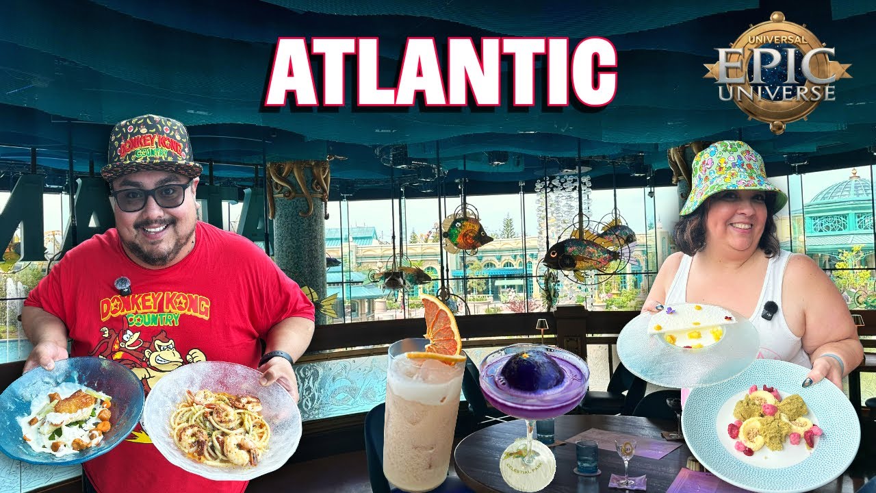 We Tried Atlantic Restaurant at Universal’s EPIC Universe! 🌊 - YouTube