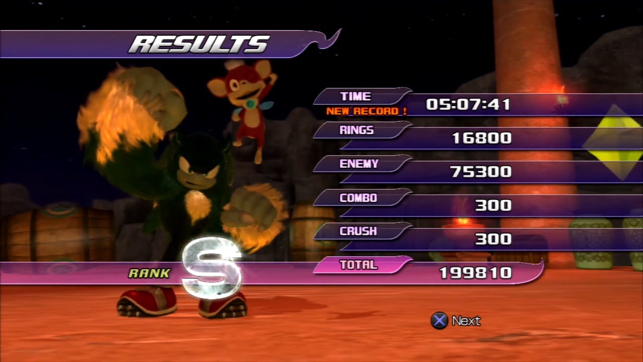 Sonic Unleashed (PS3): Shamar Night (Arid Sands Act 3 DLC) [S rank ...