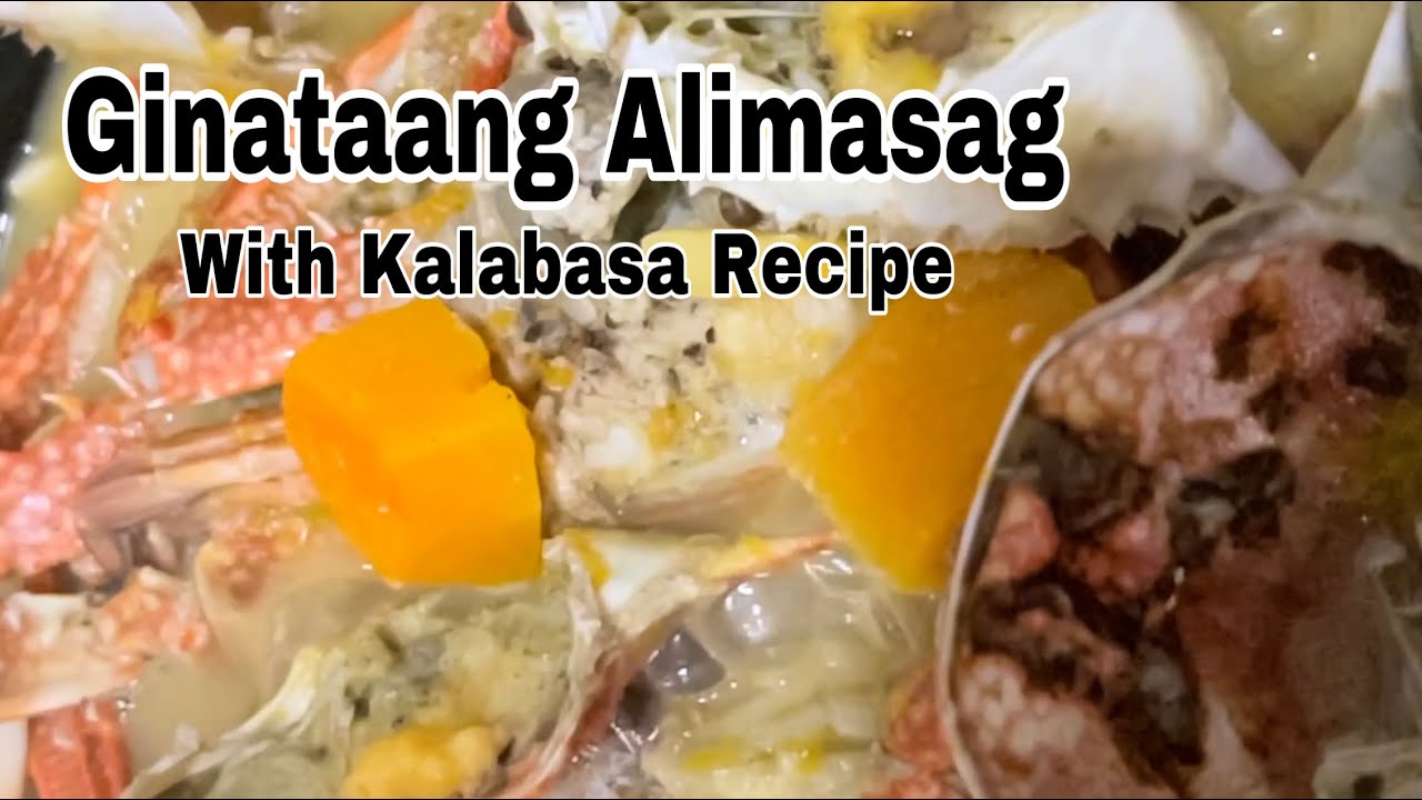 Ginataang Alimasag with Kalabasa Recipe | Panlasang Pinoy - YouTube