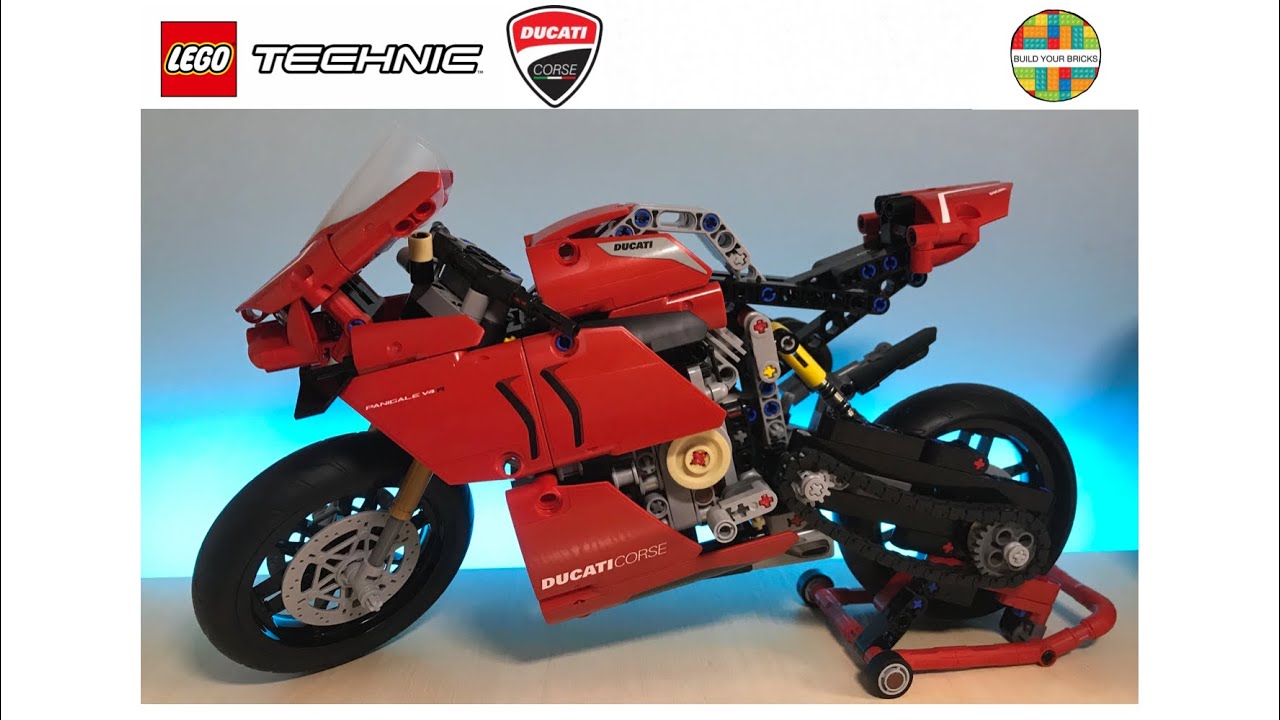 Lego Technic 42107 Ducati Panigale V4 Super Speed Build (3 min) - YouTube