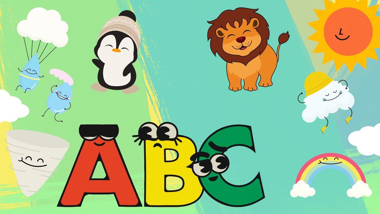 A for Apple so red and so round | New ABC Rhyme for kids |Song | Robo ...