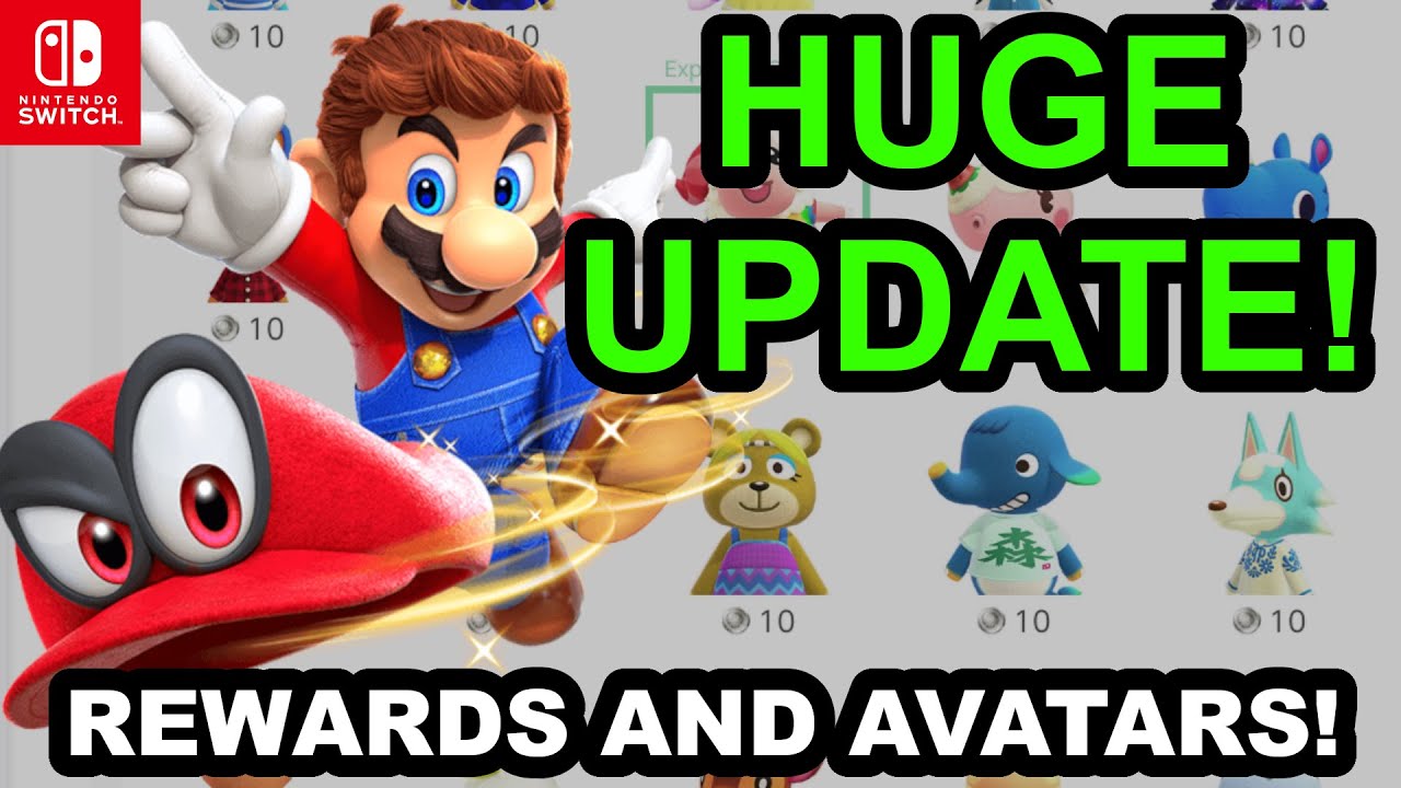 FINALLY! Nintendo Switch NEW Avatars! - YouTube