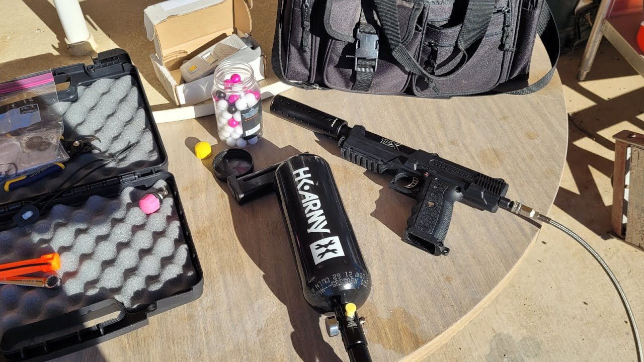 Tippmann TiPX round 2 - YouTube