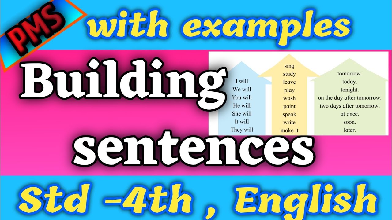 Building sentences , std 4 - YouTube