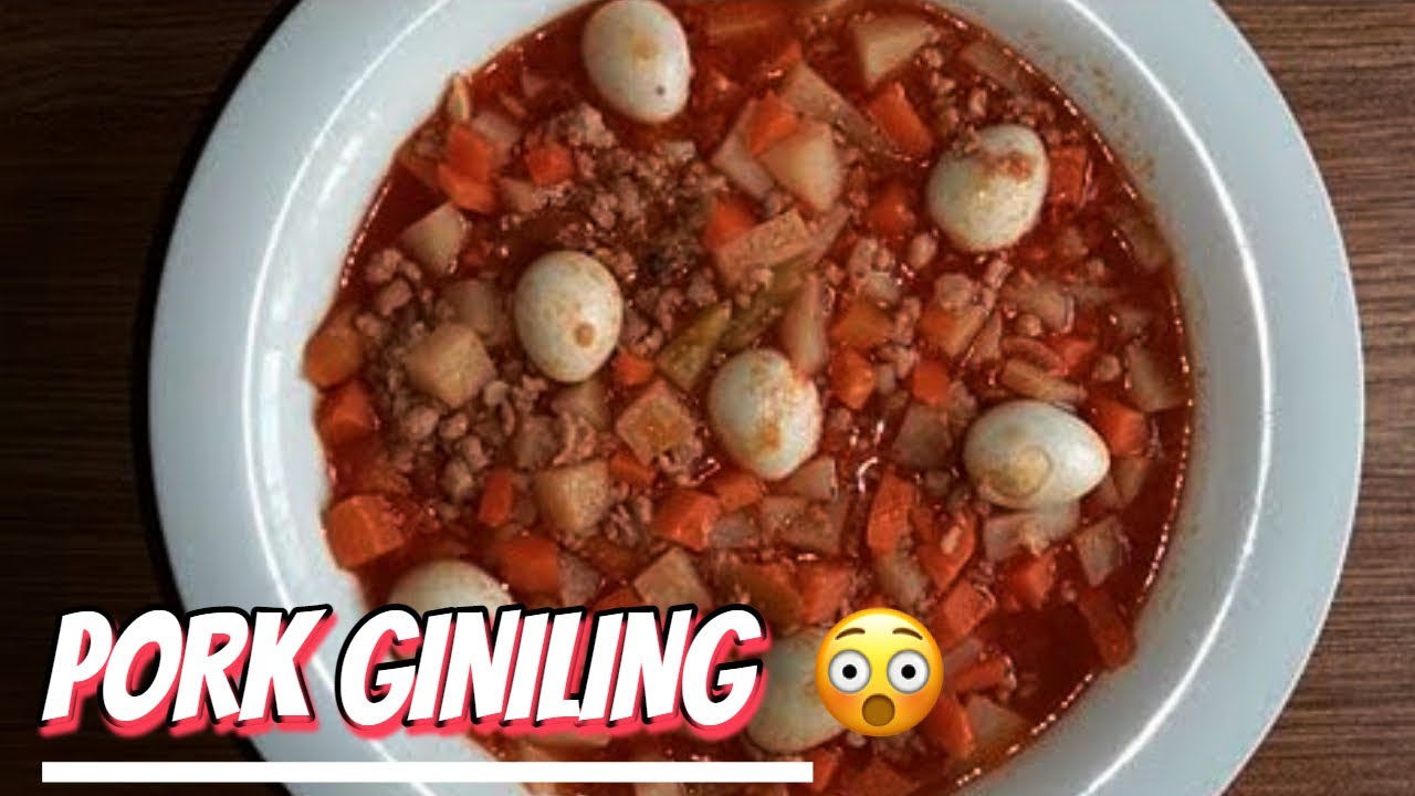 PORK GINILING RECIPE | MENUDO STYLE | Chesca Special Treats - YouTube