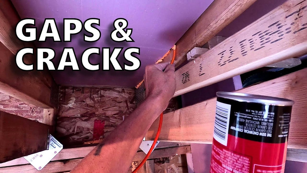 GREAT STUFF in our Gaps and Cracks - YouTube