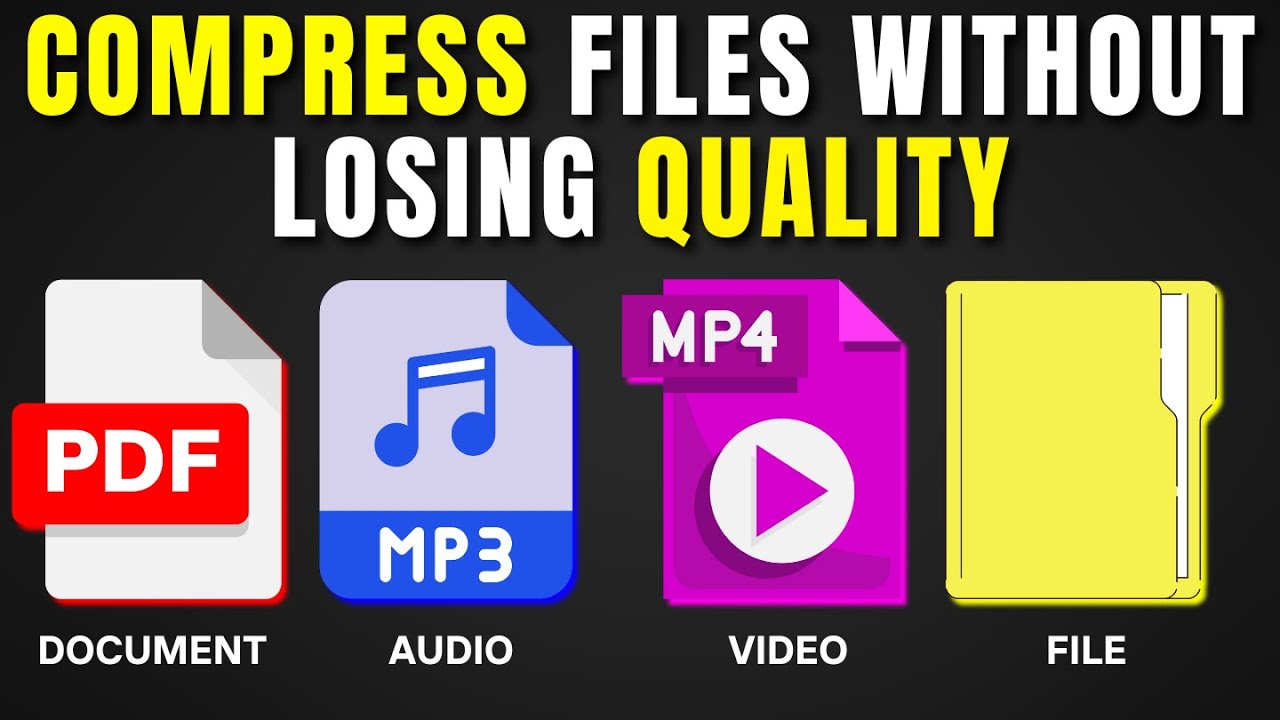 How to Compress Large Files Without Losing Quality. - YouTube