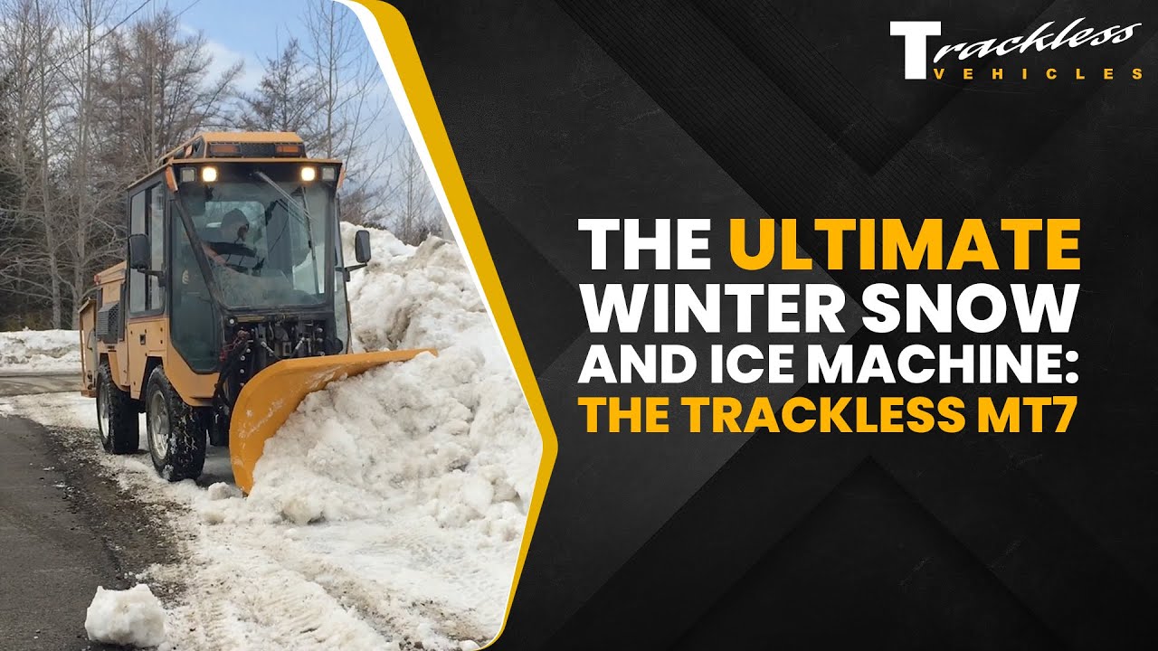 The Ultimate Winter Snow and Ice Machine: The Trackless MT7 - YouTube