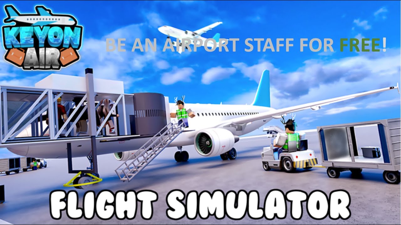 Roblox Flight Simulator Keyon Air be an staff for free! [WORKING] - YouTube
