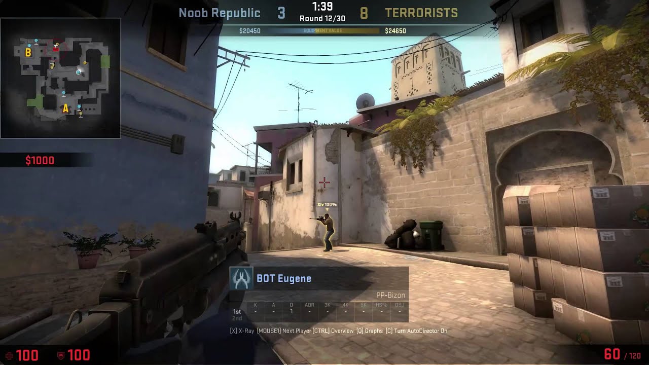 BOT Eugene no hold position, BOT Eugene kill. - YouTube