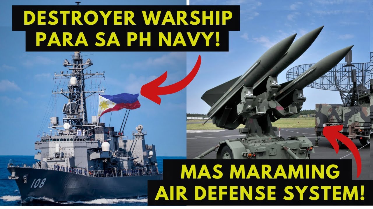 AYAN NA! DESTROYER WARSHIPS AT IBA PANG ARMAS PARA SA PILIPINAS PINAG ...