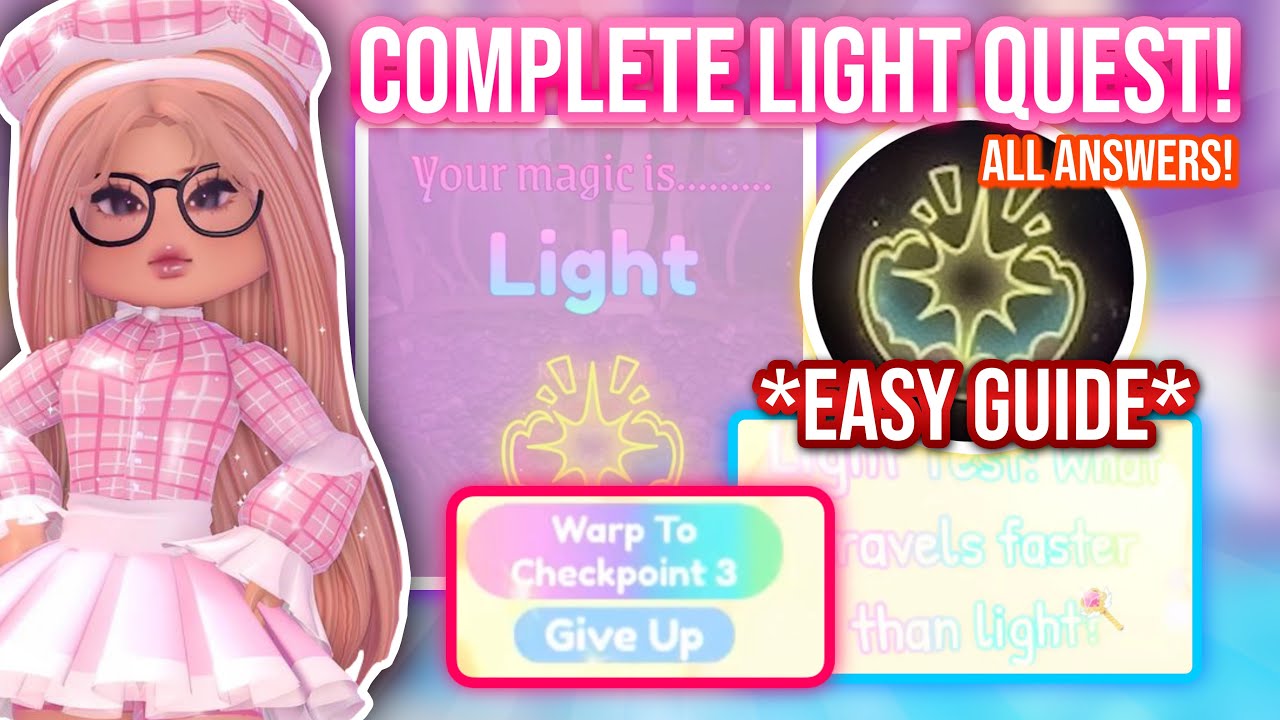 *EASY* HOW TO COMPLETE THE LIGHT QUEST IN CAMPUS 3 *EASY GUIDE* ALL ...