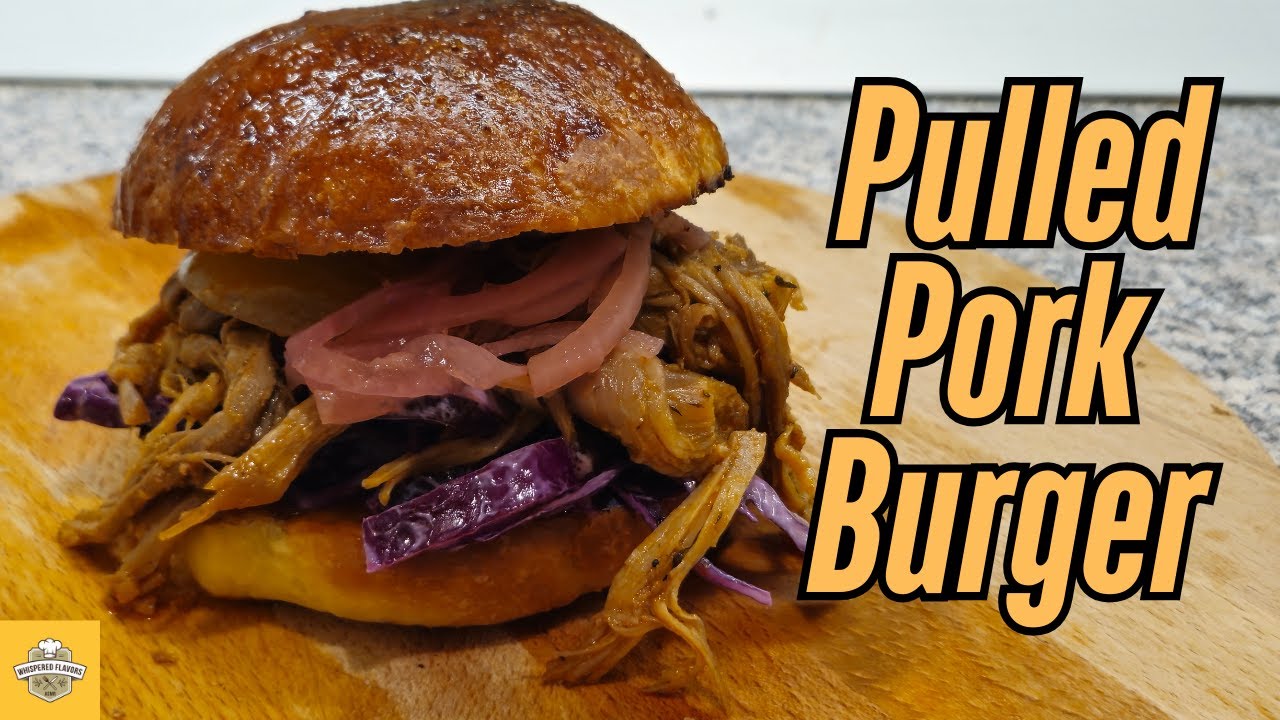 Pulled Pork Burger from scratch in just 5 minutes - YouTube