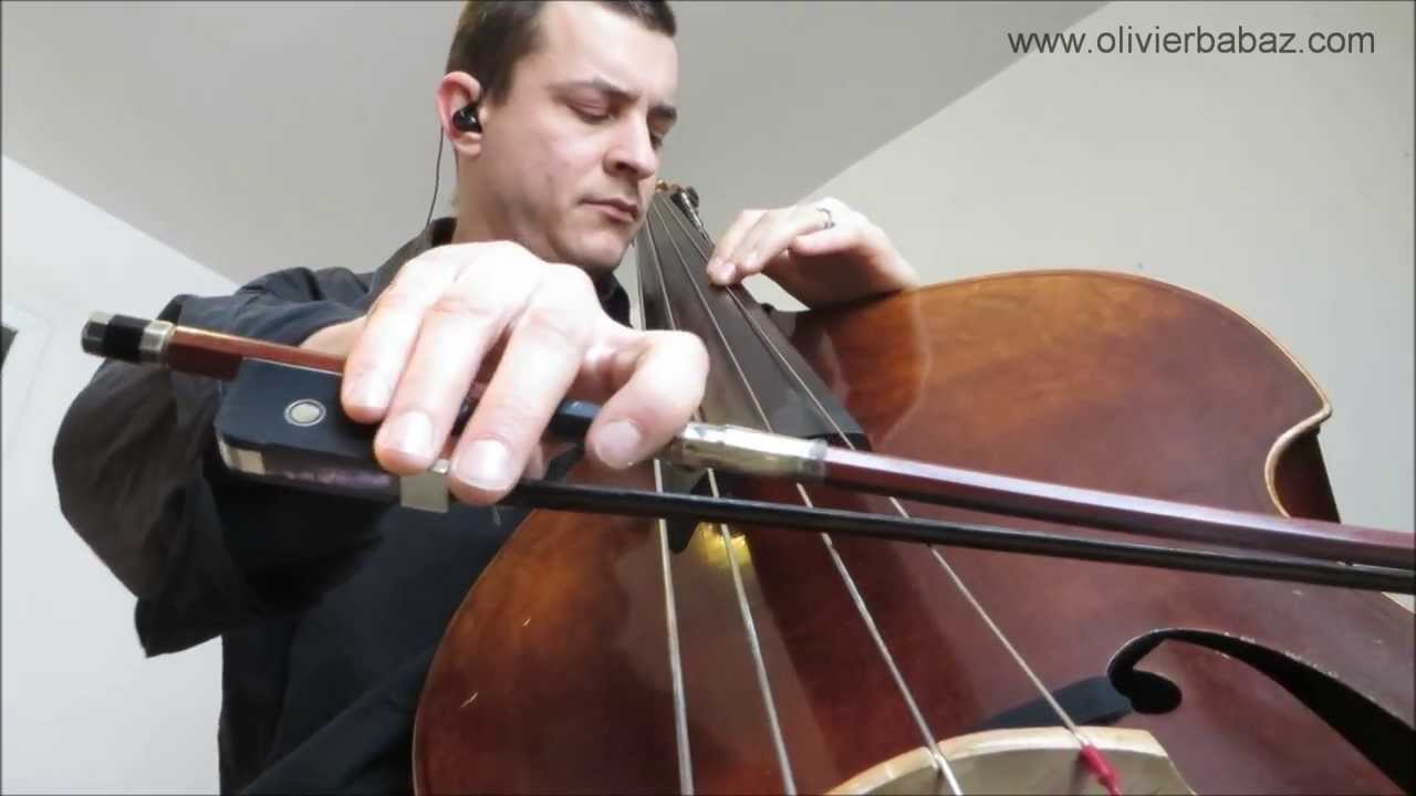 Billie's Bounce - Jazz bow, Arco Bass -Olivier Babaz - YouTube