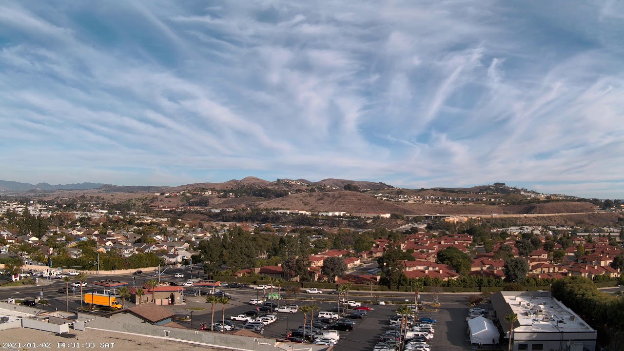 Capistrano Valley (2021-01-02) Full Day Timelapse | Orange County, CA ...