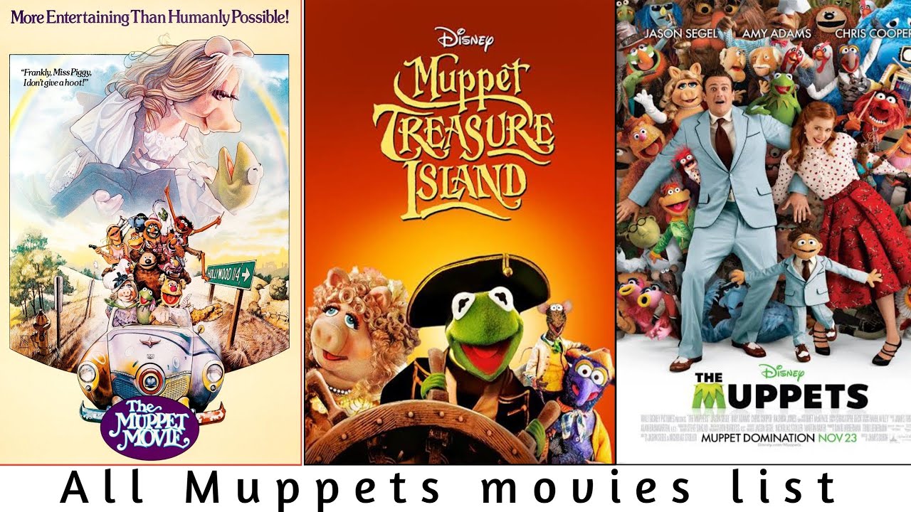 All Muppets movies list 1979 - 2014 | Muppets all movies list - YouTube
