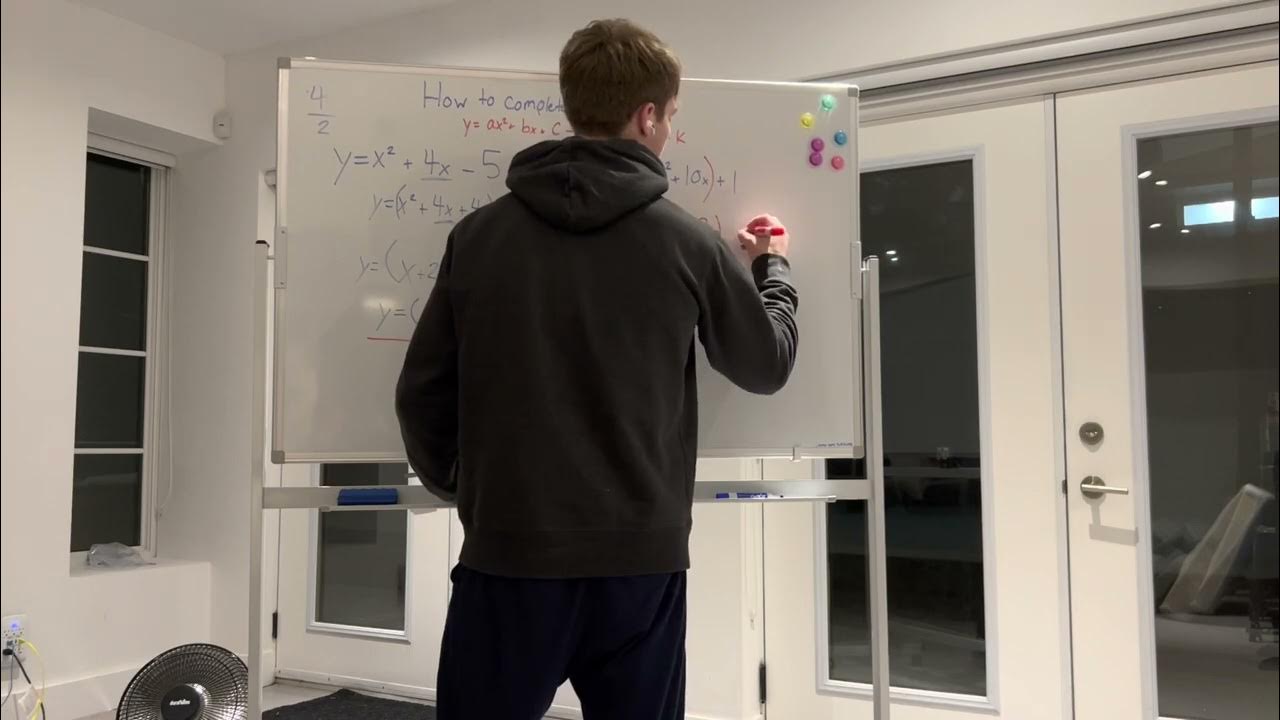 Completing The Square Tutorial - YouTube