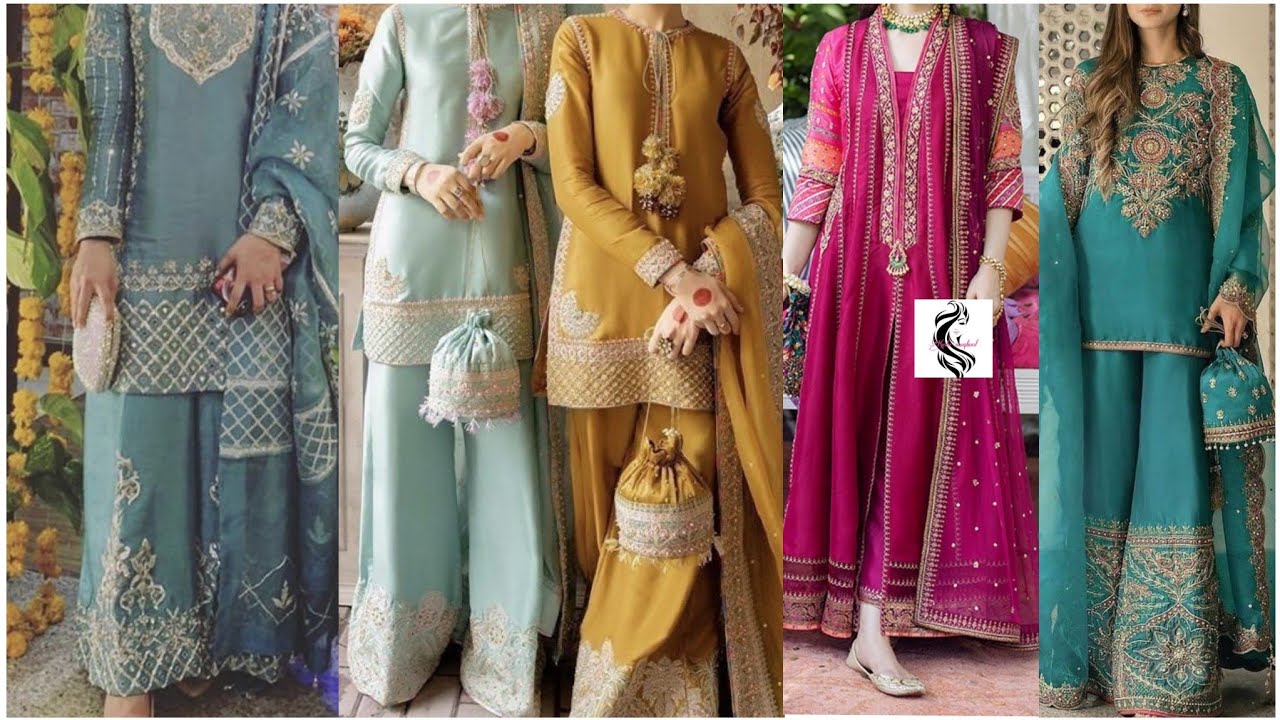 latest Trendy Stylish designer fancy party wedding Dawat Ubton mehndi ...