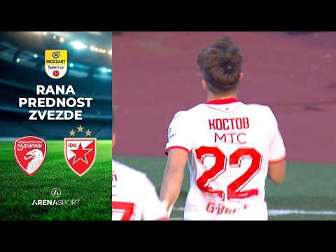 RANA PREDNOST ZVEZDE: Kostov nastavlja da pogađa! | Radnički 1923 - Crvena zvezda | 01. mart 2026.