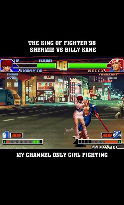 The King of Fighters '98 Shermie vs Billy Kane - YouTube