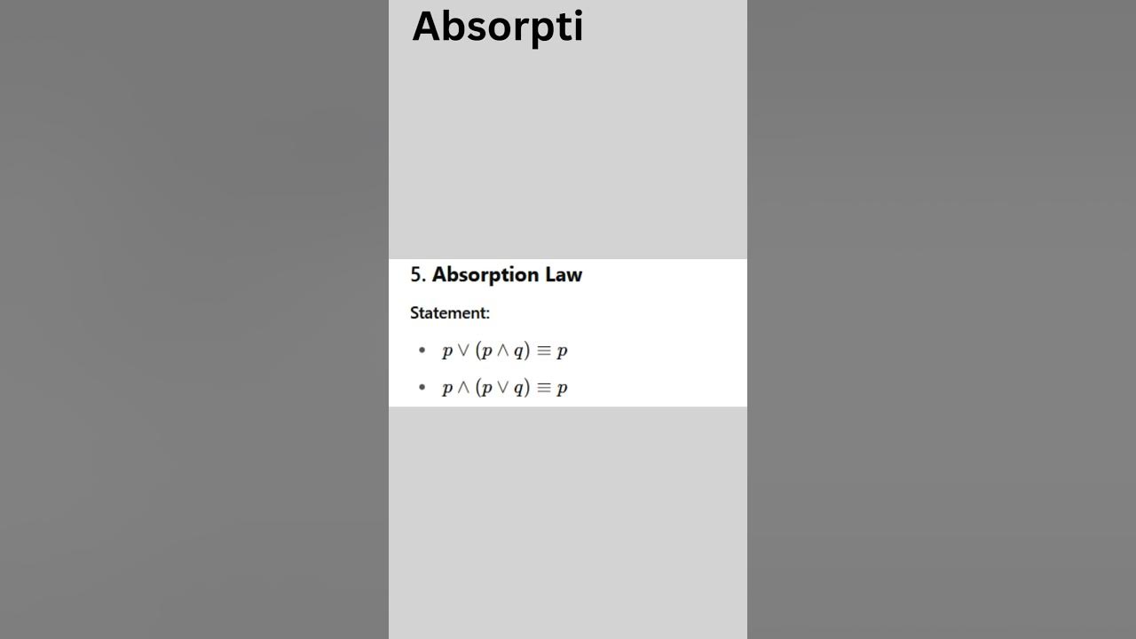 Equivalence Law Discrete Structures - YouTube