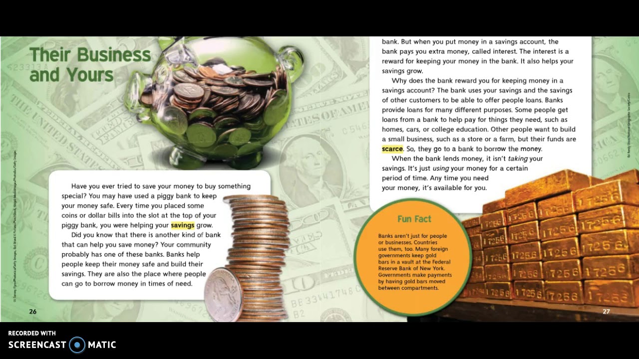 U1W1: Banks: Their Business and Yours - YouTube