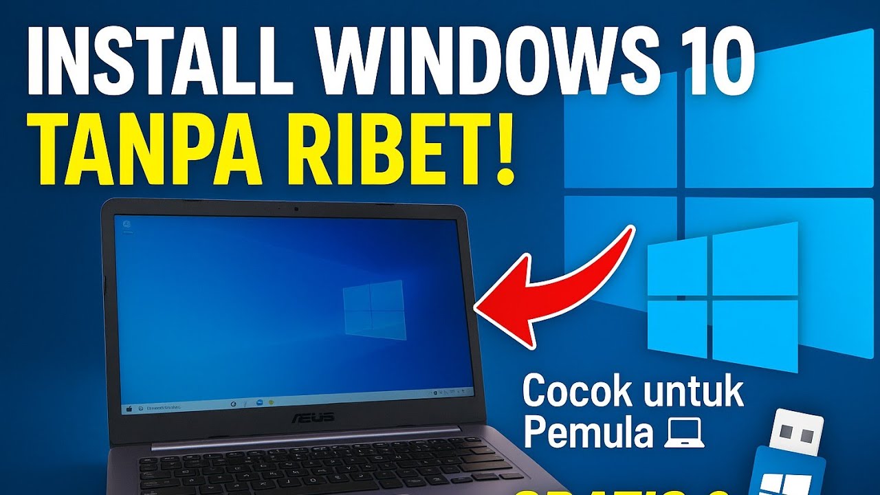Tutorial Install Windows 10 pada laptop - YouTube