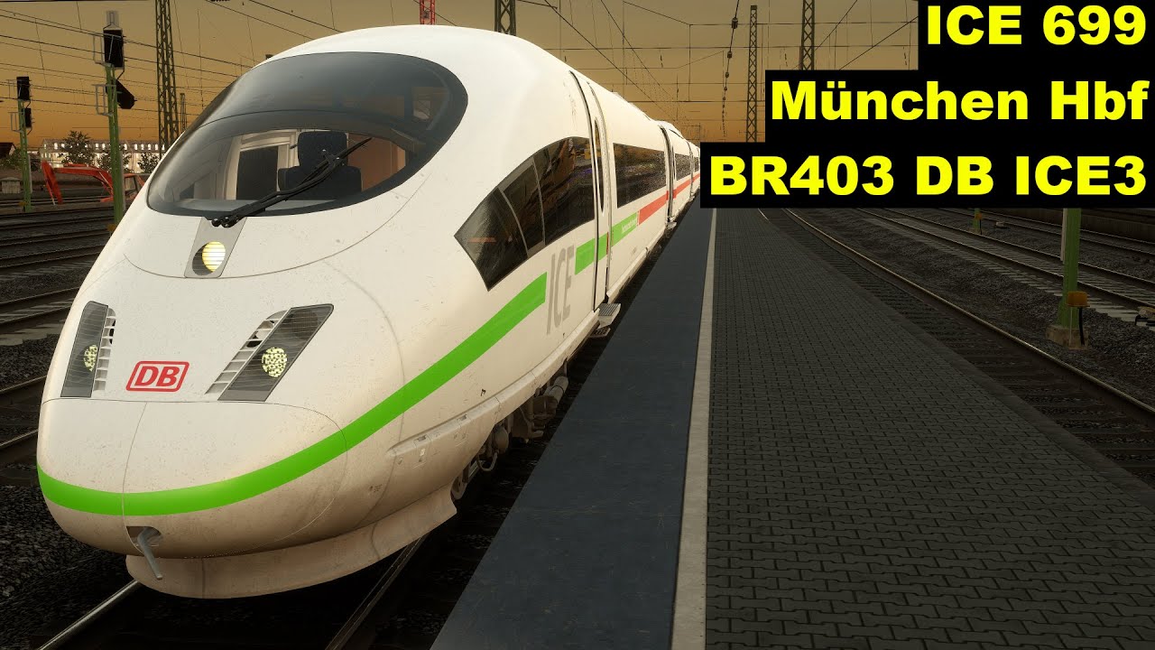 ICE 699 - München Hbf - BR403 DB ICE3 - YouTube