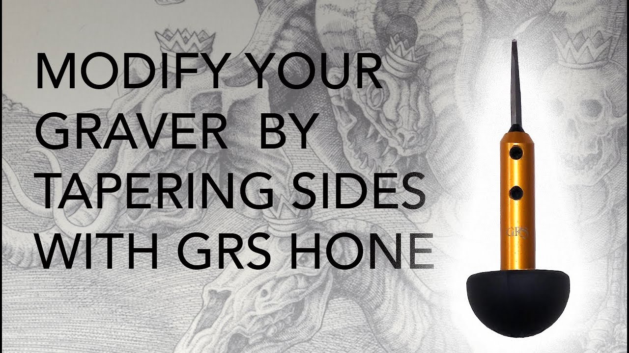 ENGRAVING - Tapering the Graver with the GRS Power Hone - YouTube