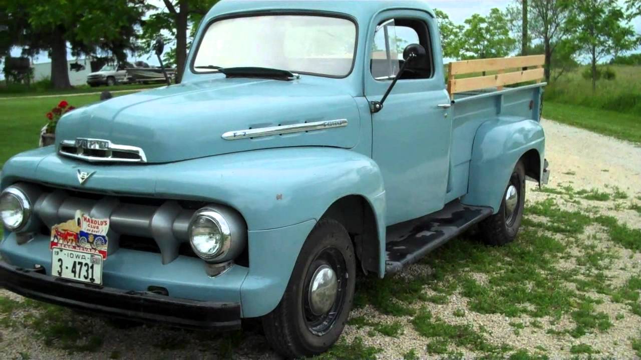 1951 ford F2 Pick up truck - YouTube