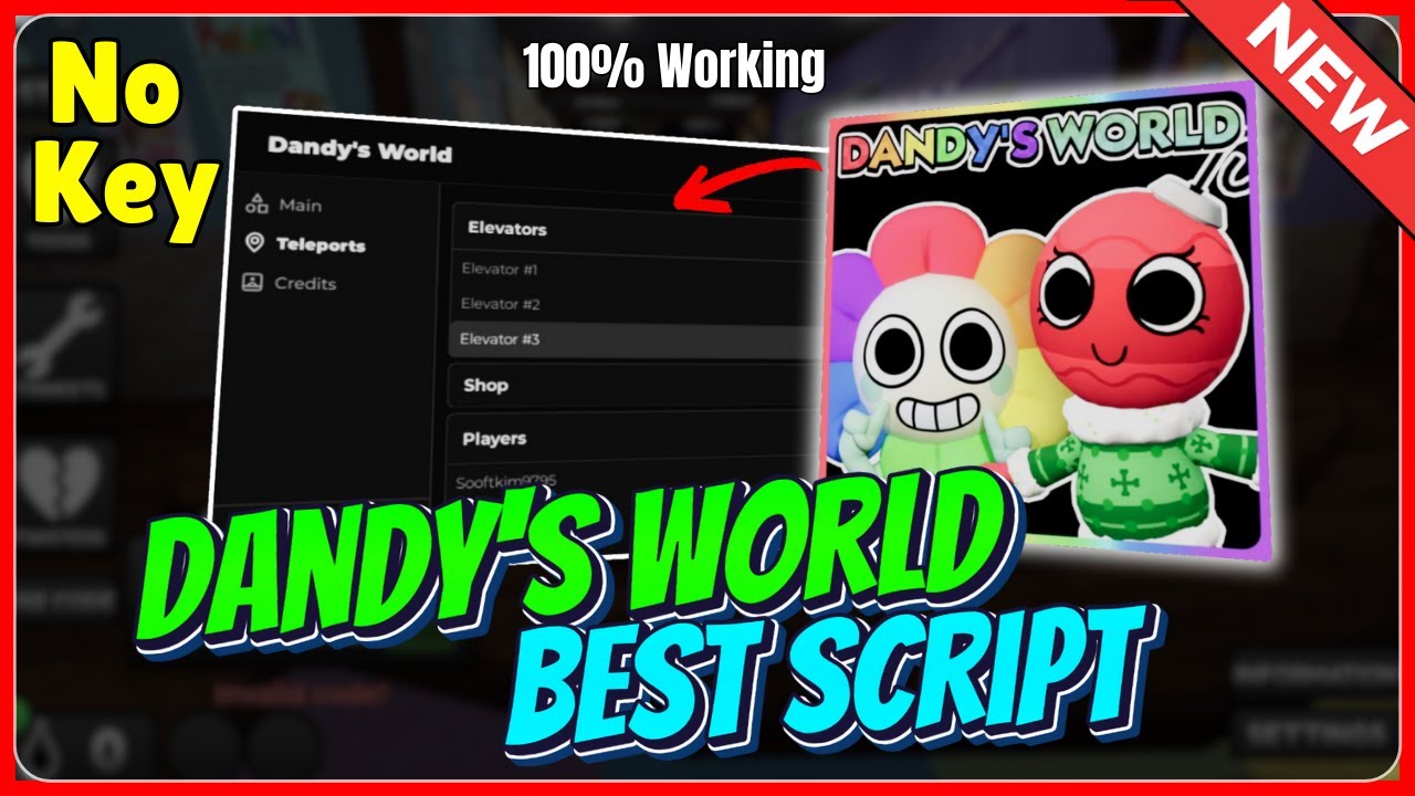 🔥 Best Dandy’s World Script | AUTO FARM, SKILLCHECK, ESP & OP FEATURES ...
