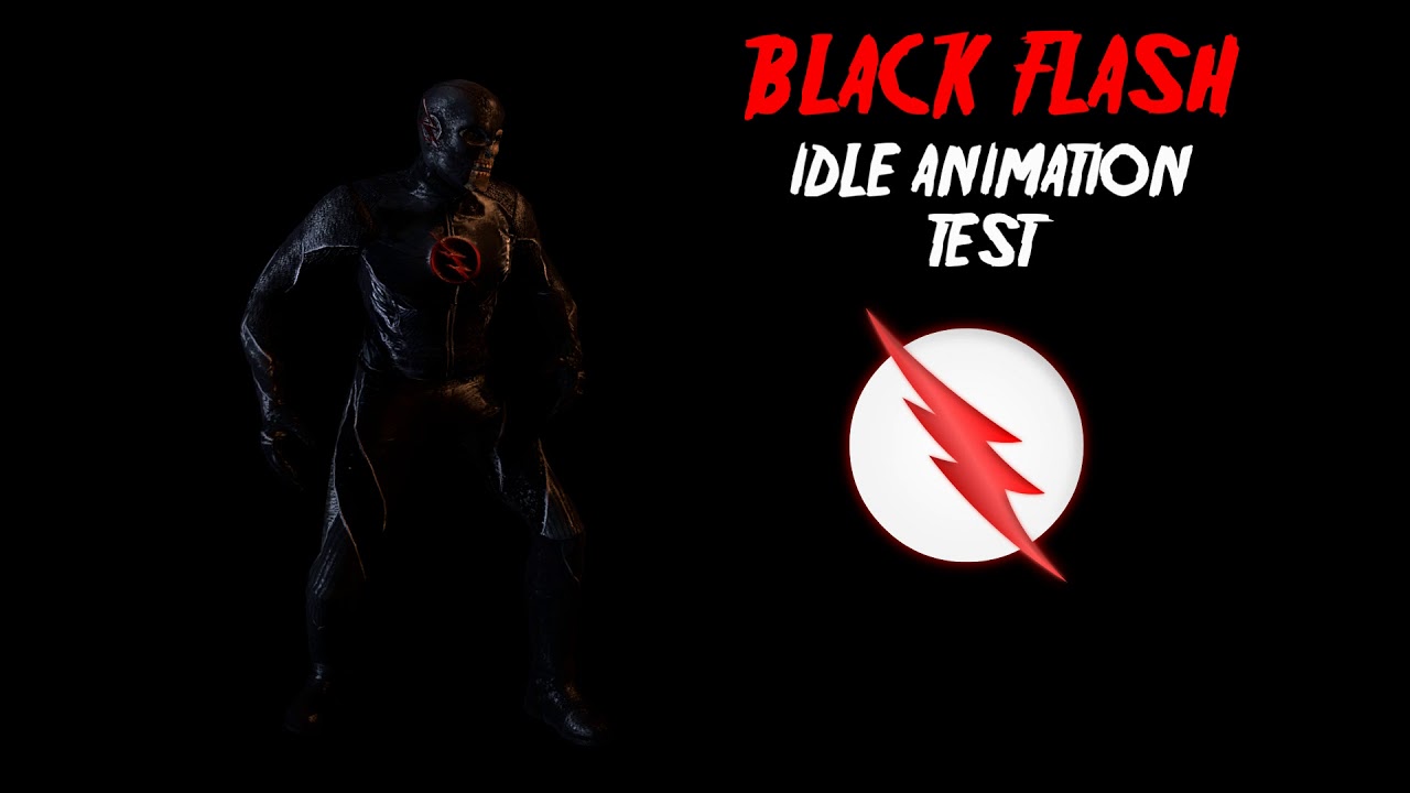 Black Flash Idle Animation Test# 1 - YouTube