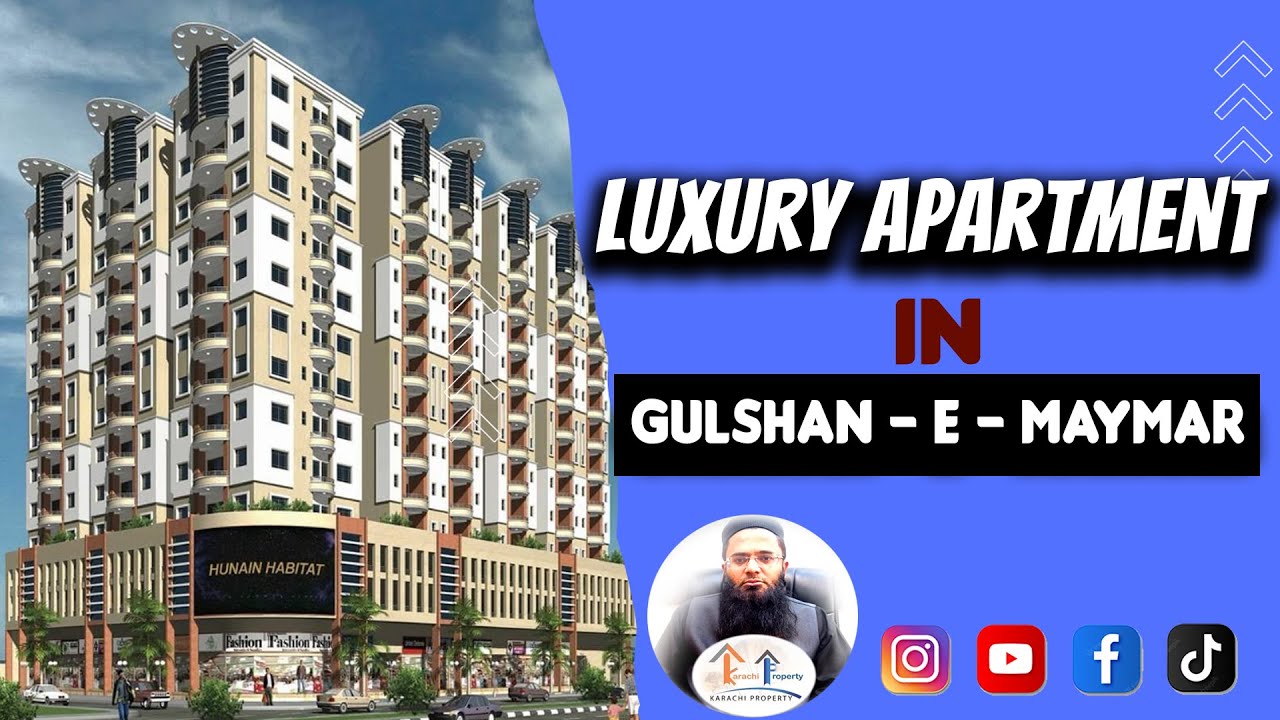 Hunain Habitat Apartment/Flat - Luxury Apartment in Gulshan-e-Maymar ...