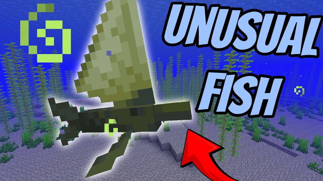 Minecraft: Unusual Fish Mod | Very Rare Fishes | Mod Tutorial - YouTube