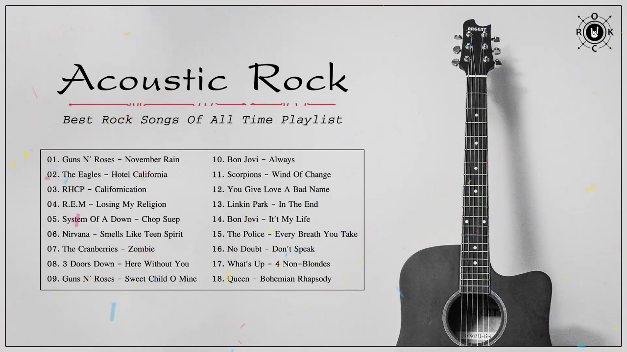 Acoustic Rock Covers | Best Acoustic Rock Songs Of All Time - YouTube