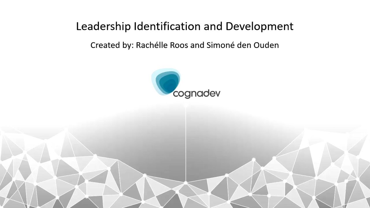 Leadership identification and development - YouTube