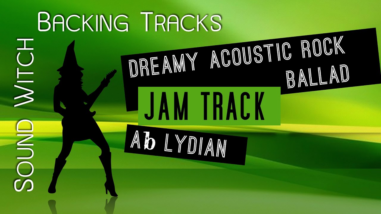 Dreamy Acoustic Rock Ballad Backing Track in Ab Lydian | 65 BPM ...