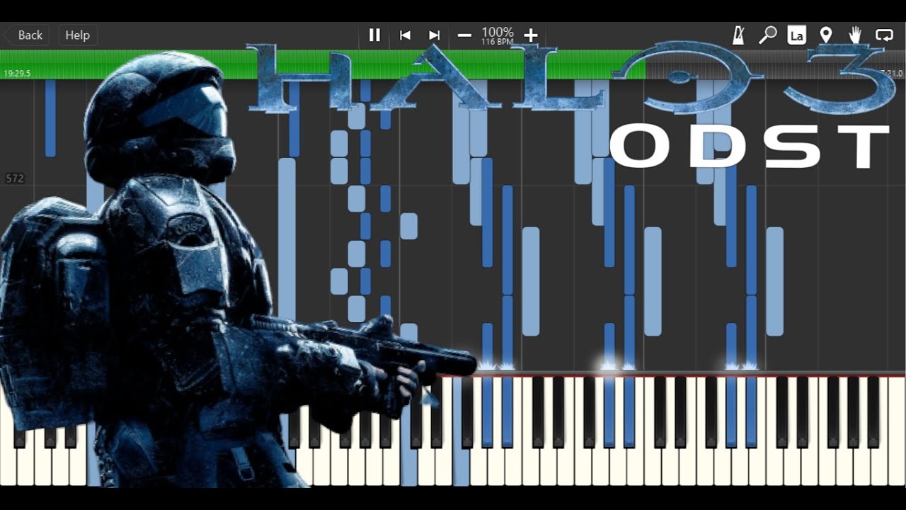 Halo 3: ODST | Synthesia Piano Medley - YouTube