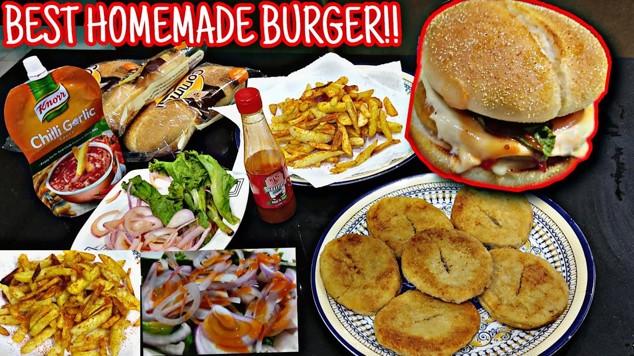 Best homemade burgers | Petty Burger | K&Ns Petty Burger - YouTube