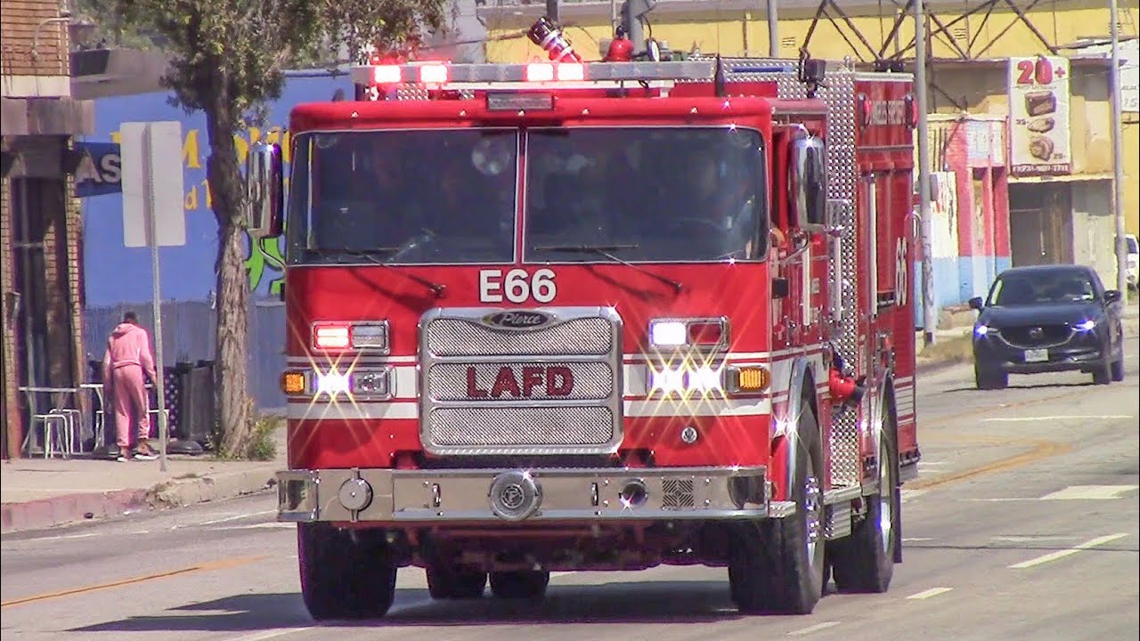 LAFD Engine & Rescue 66 - YouTube